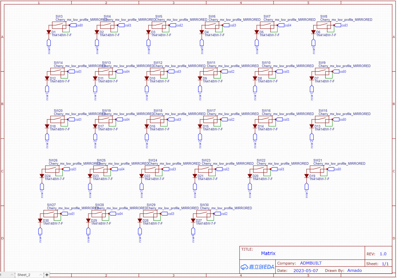 GitHub - AmadoJunior/ErgoESP32: Split Ortholinear Keyboard
